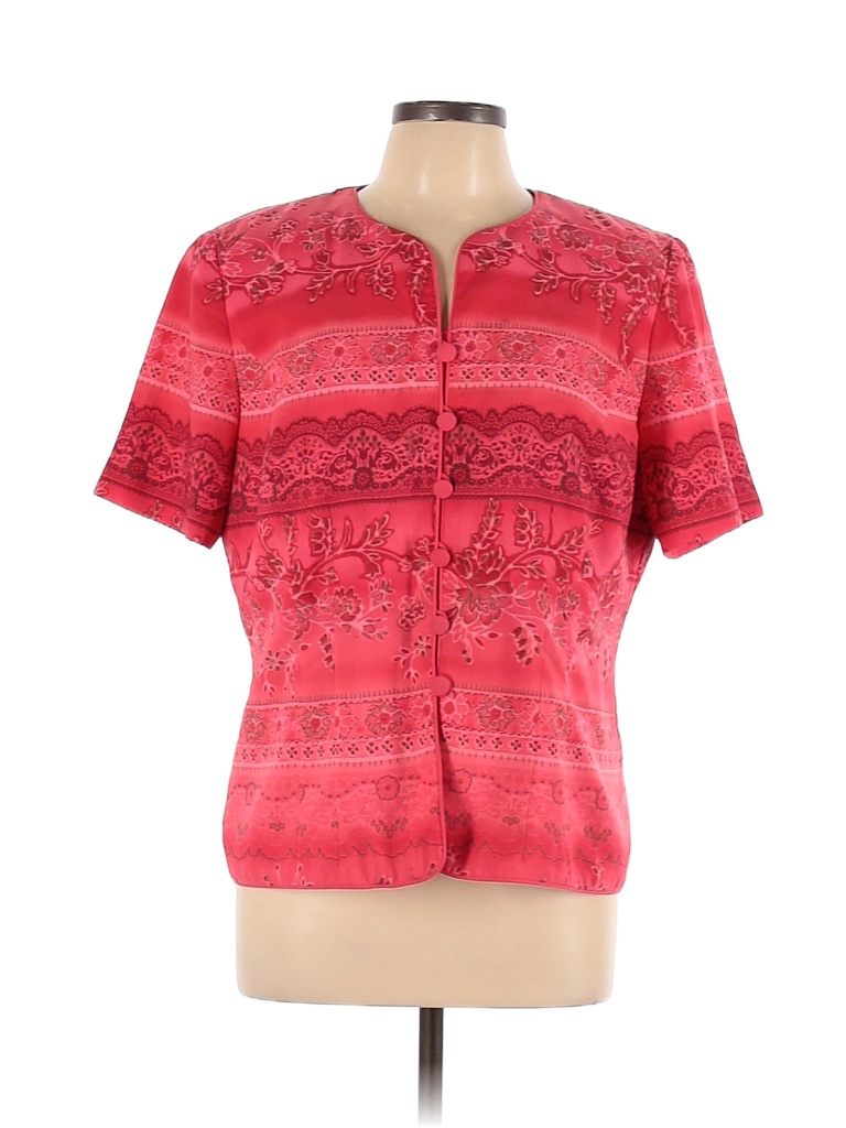 Koret 100% Polyester Pink Blazer Size 14 - 89% off | thredUP