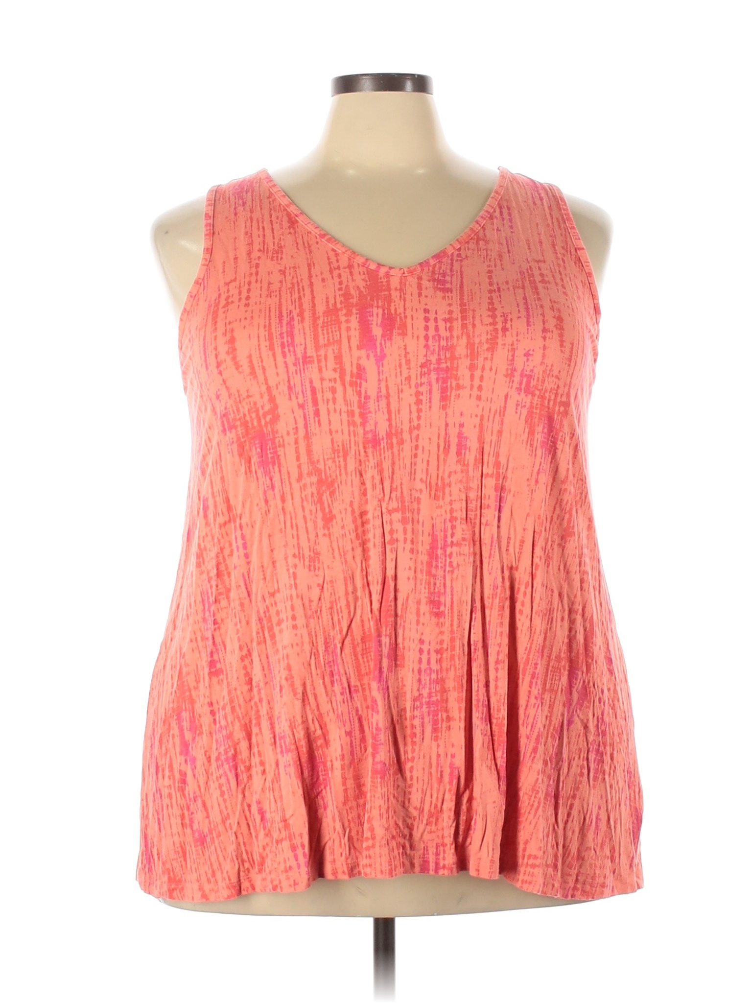 Torrid Pink Tank Top Size 4X Plus (4) (Plus) - 56% off | thredUP
