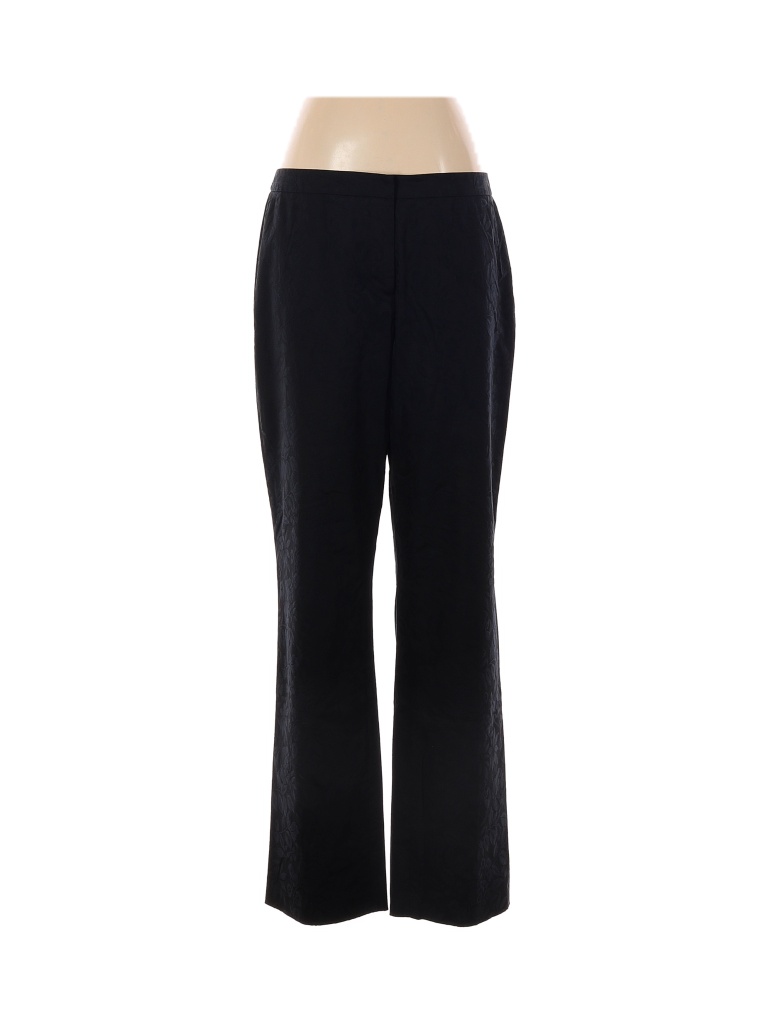 Sigrid Olsen Solid Black Dress Pants Size 14 - 82% off | thredUP