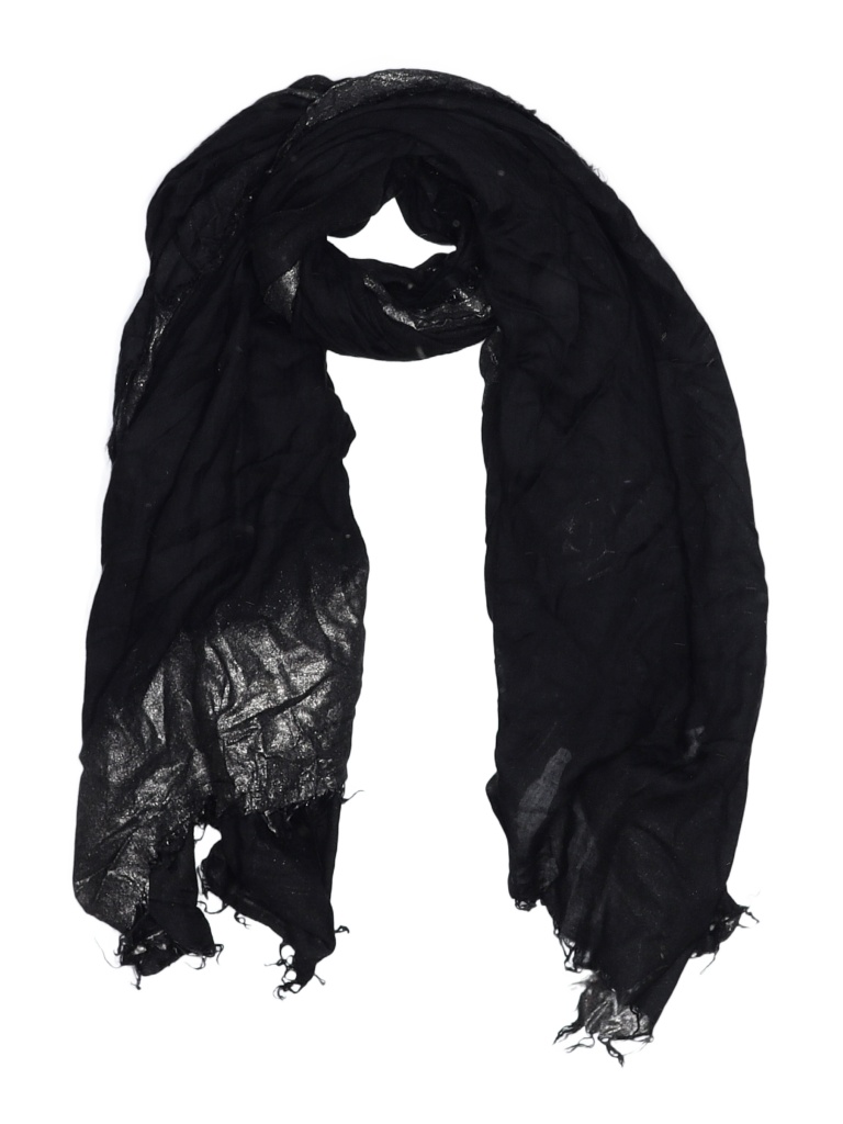 Suki + Solaine Solid Black Scarf One Size - 77% off | thredUP