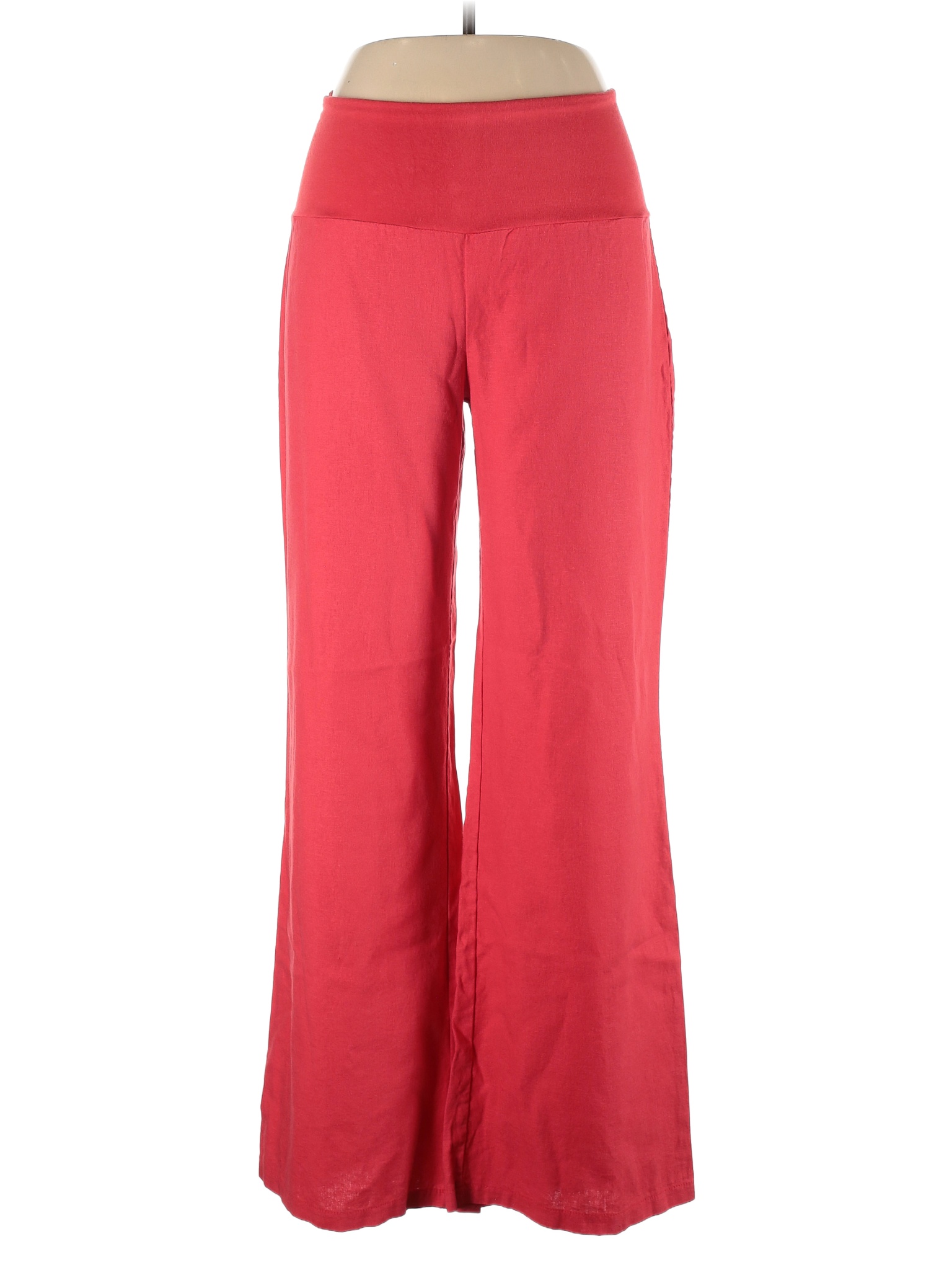 Love Tree Colored Pink Linen Pants Size L - 60% off | thredUP