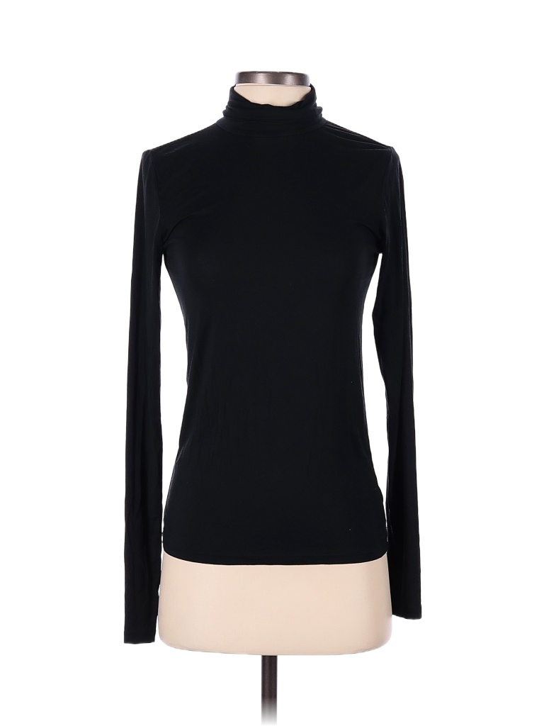 Gap Body Solid Black Long Sleeve Turtleneck Size M 57 Off Thredup