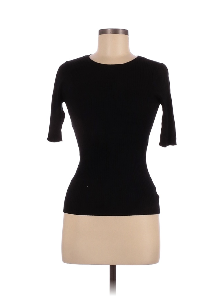 Express Solid Black Short Sleeve Top Size M 65 Off Thredup