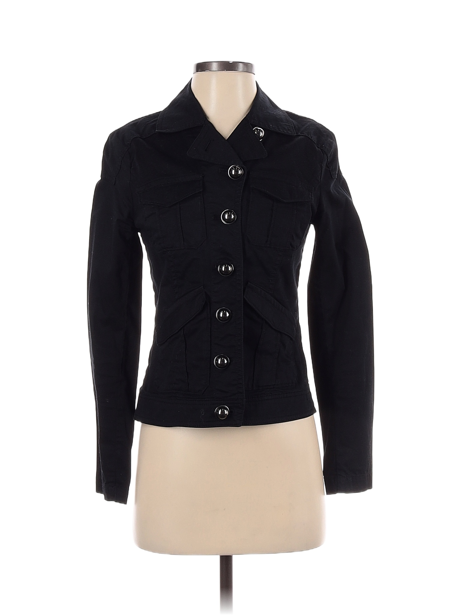 Express Solid Black Jacket Size XS - 74% off | thredUP