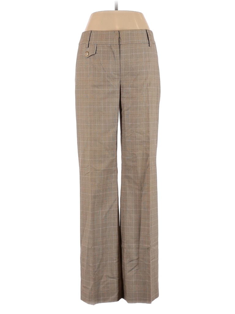 Etcetera Plaid Colored Tan Dress Pants Size 2 - 83% off | thredUP
