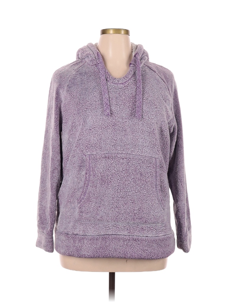 Member's Mark 100% Polyester Color Block Marled Purple Pullover Sweater ...