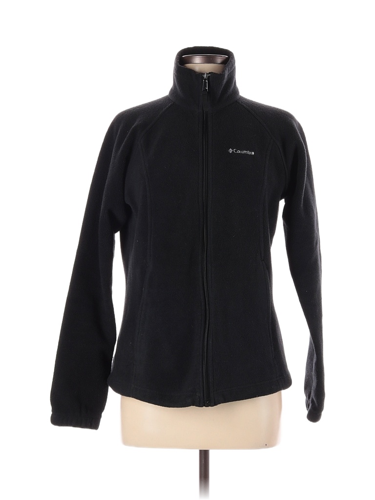 Columbia 100% Polyester Solid Black Jacket Size M - 68% off | thredUP