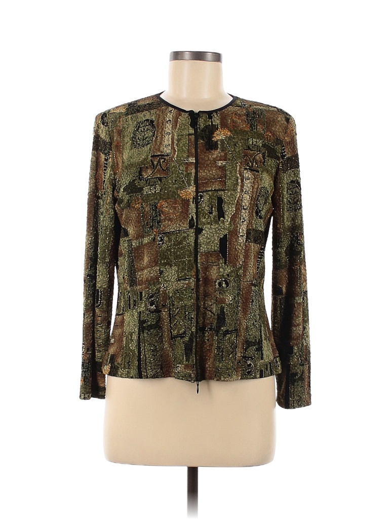 Libra Paisley Green Jacket Size M - 77% off | thredUP