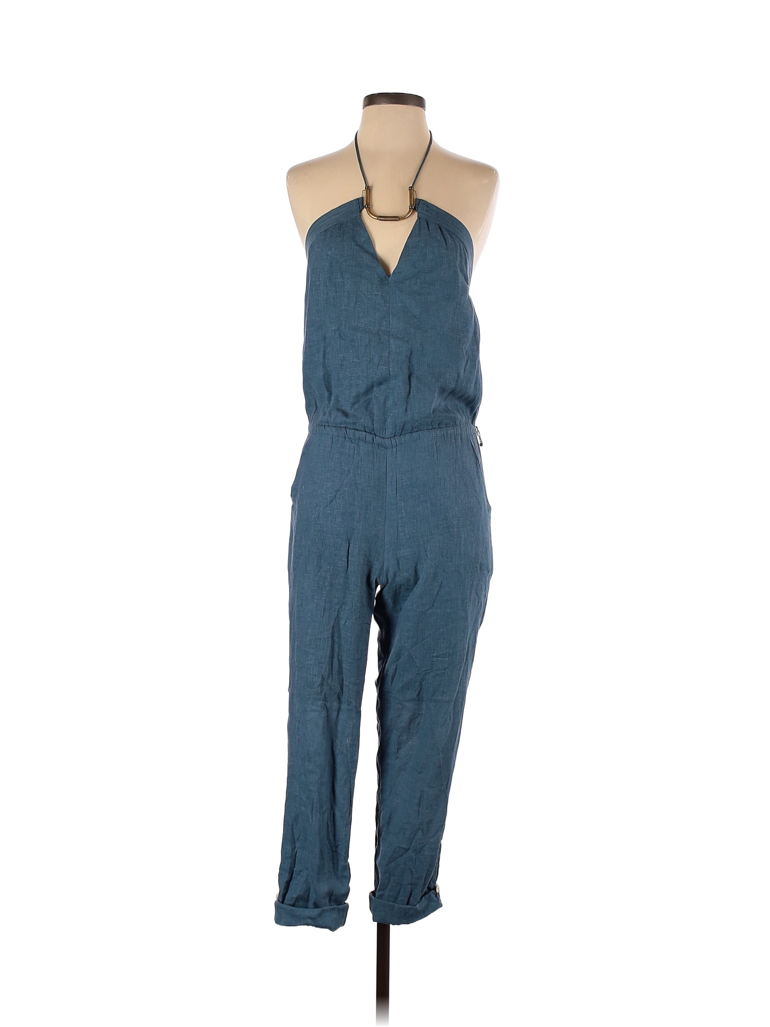 ViX by Paula Hermanny Solid Blue Jumpsuit Size XS - 75% off | ThredUp