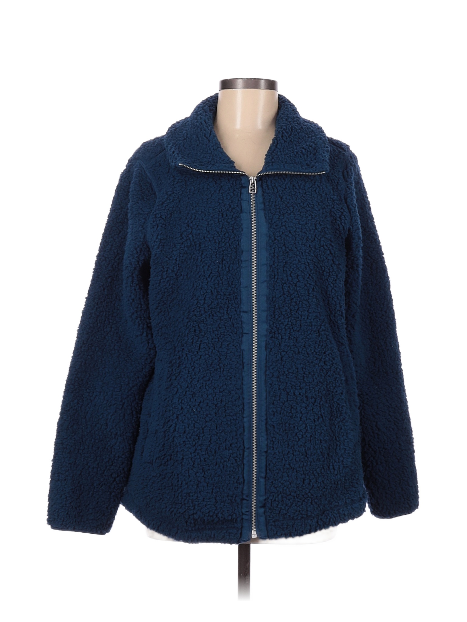 Assorted Brands 100% Polyester Solid Blue Fleece Size M - 66% off | thredUP