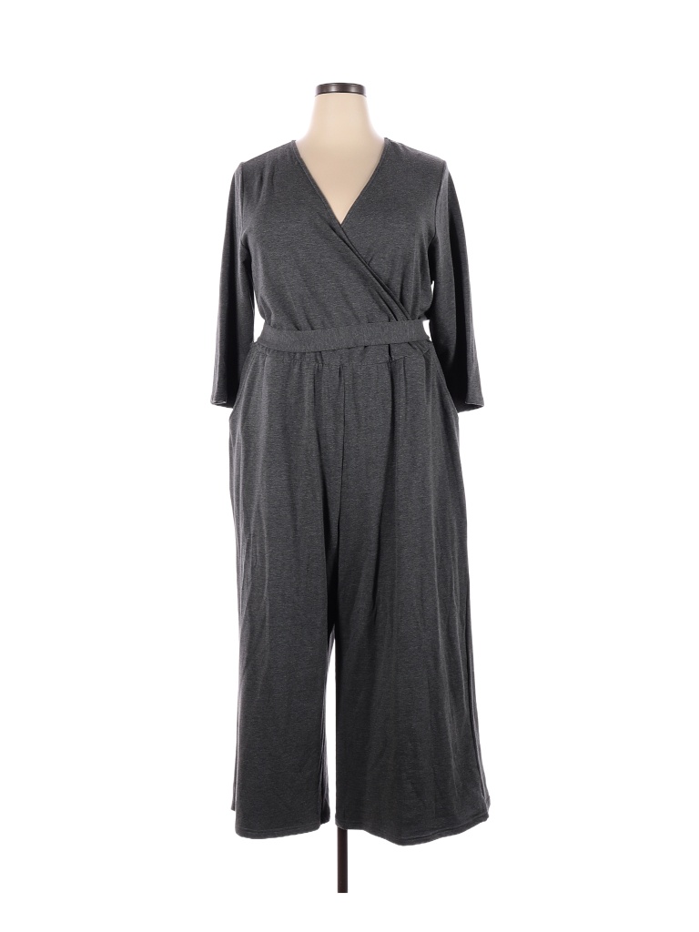 Torrid Gray Jumpsuit Size 2X Plus (2) (Plus) - 39% off | thredUP