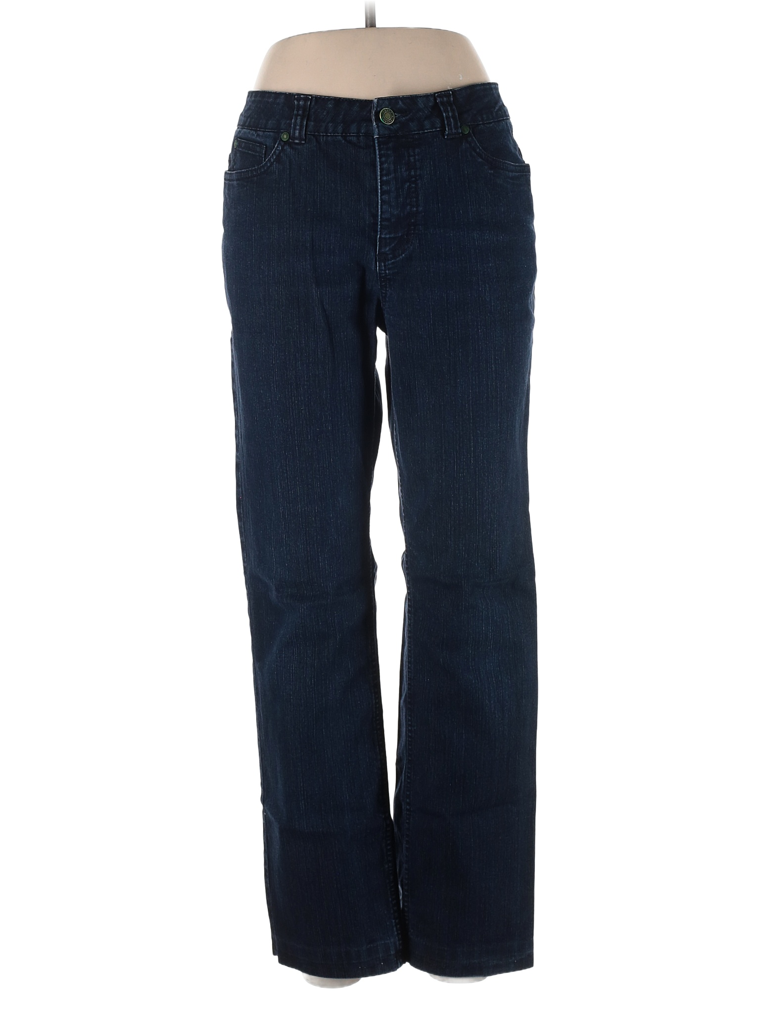 Croft & Barrow Solid Blue Jeans Size 10 - 65% off | thredUP
