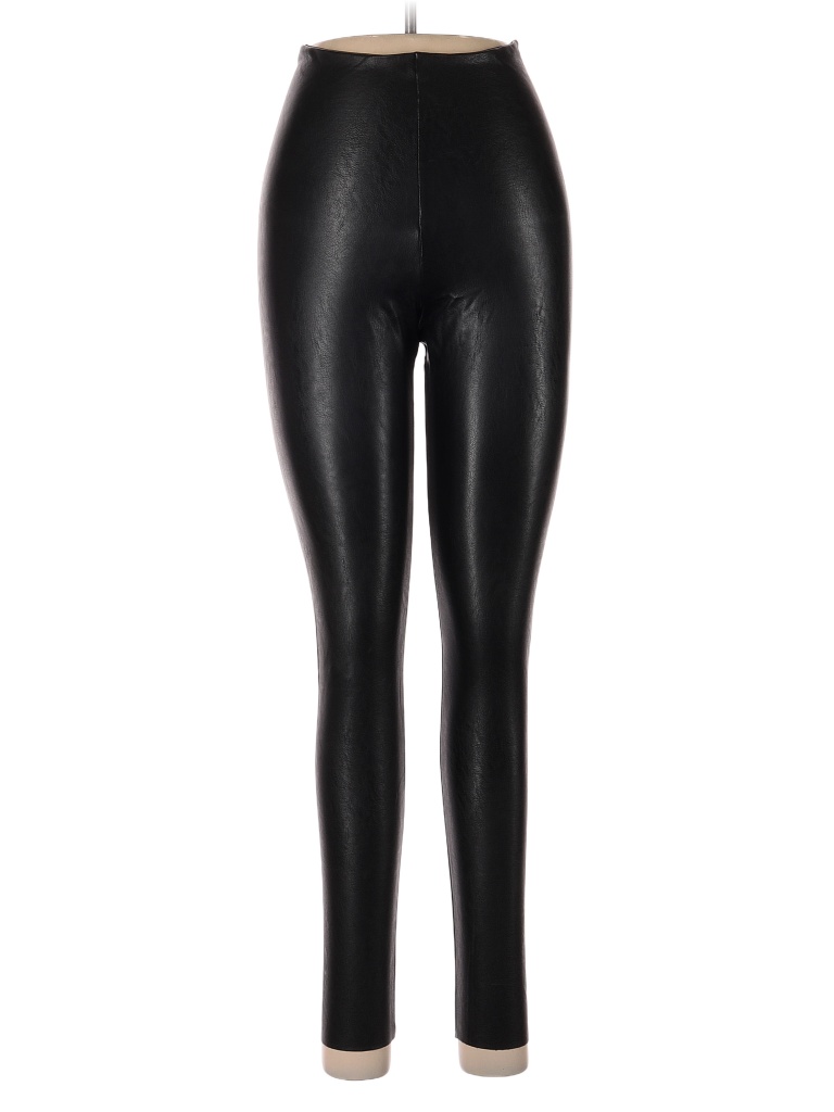 Commando Control Black Faux Leather Pants Size M - 79% off | thredUP
