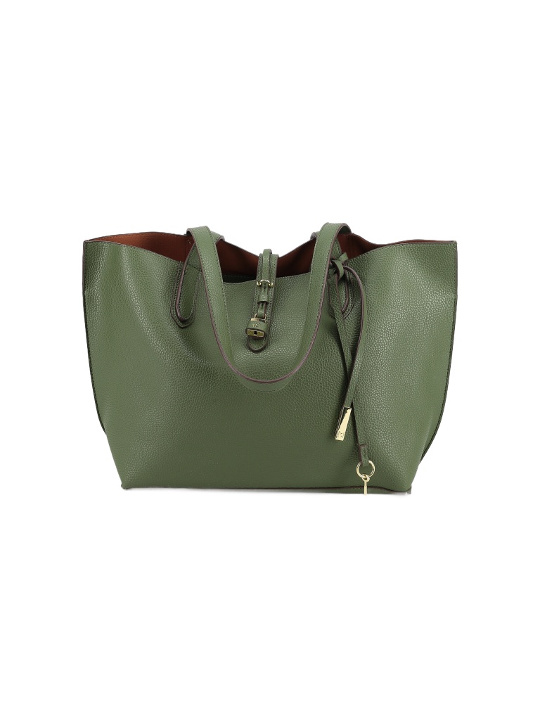 Tutilo 100% Polyurethane Solid Colored Green Tote One Size - 51% off ...