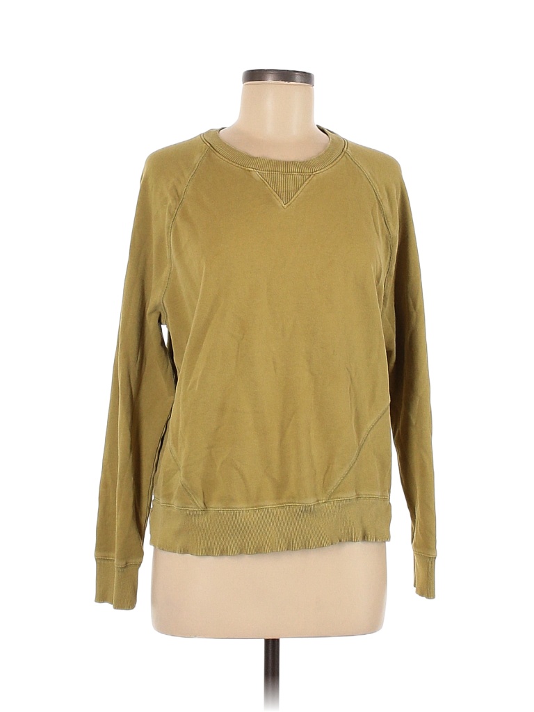 Universal Thread 100% Cotton Solid Green Sweatshirt Size M - 44% off ...