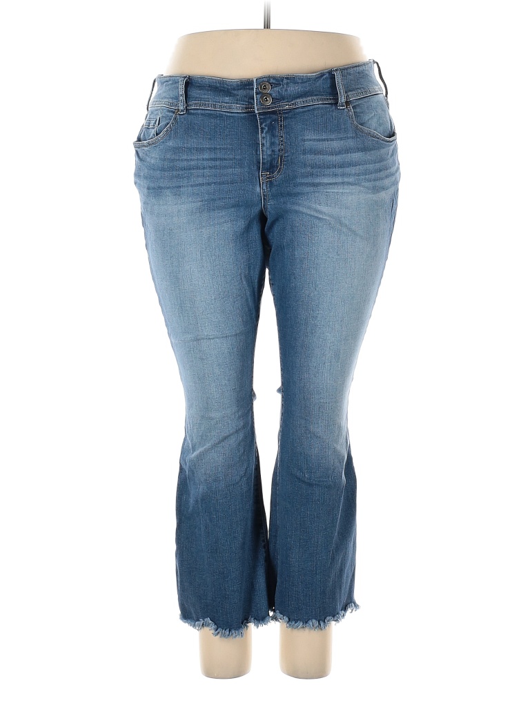 Torrid Solid Blue Jeans Size 22 (Plus) - 58% off | thredUP