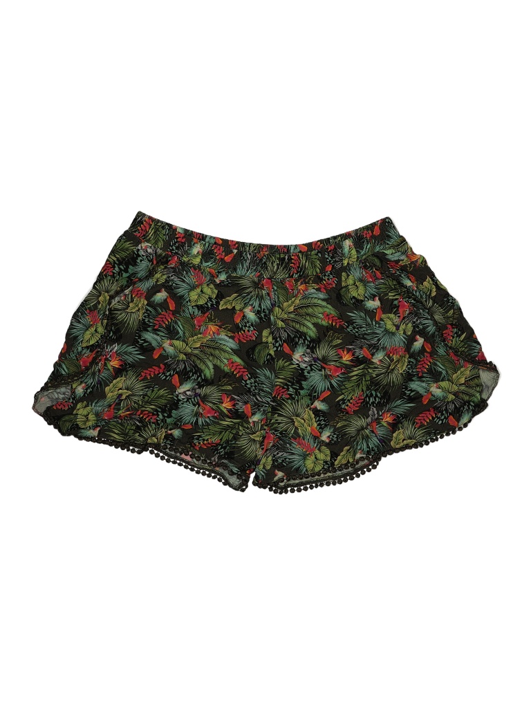 Calzedonia 100% Viscose Tropical Jacquard Tortoise Floral Motif Snake ...