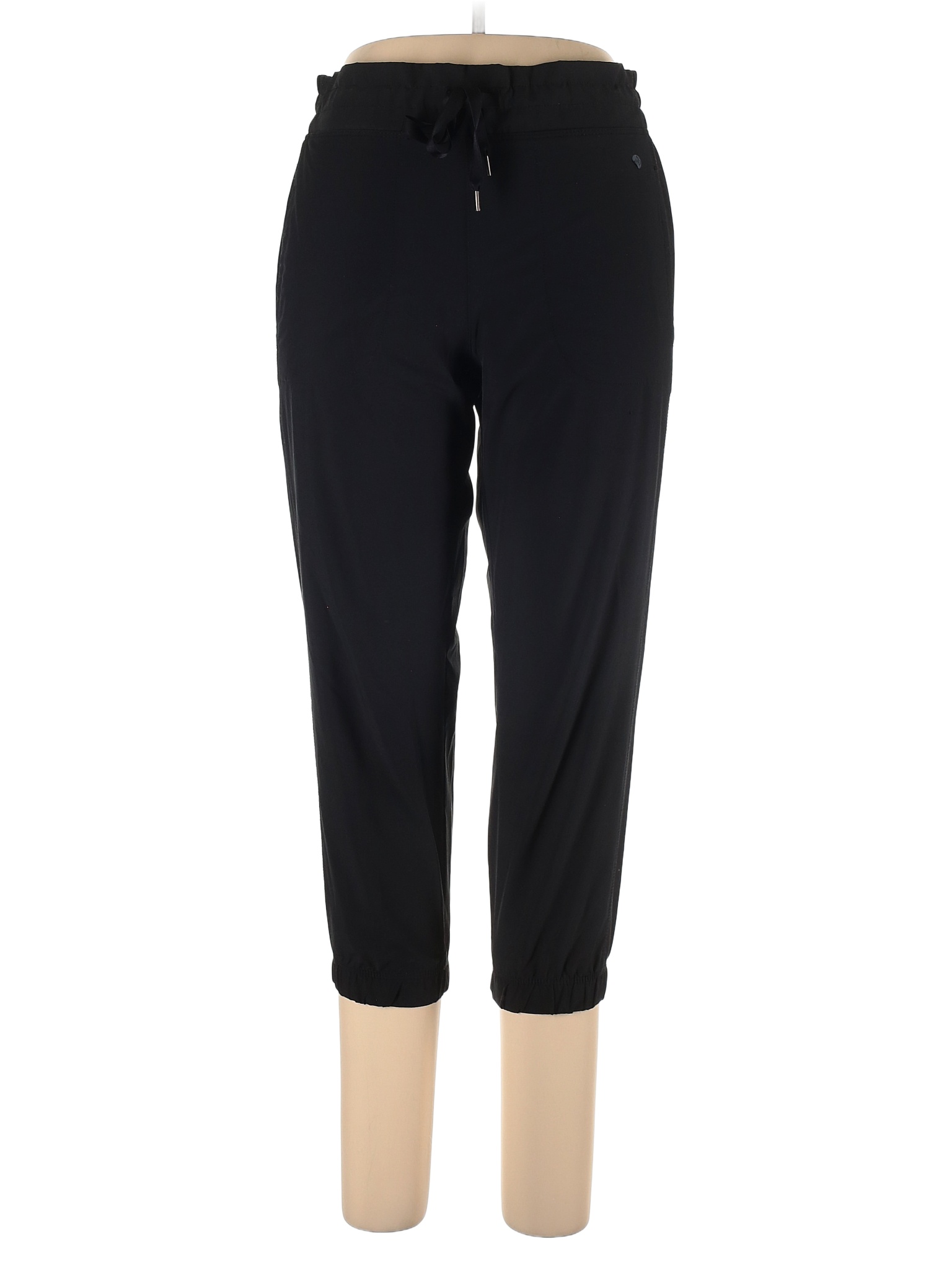 Apana Solid Black Casual Pants Size L - 71% off | thredUP