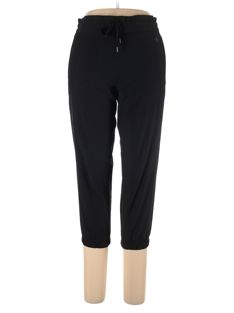 Apana Solid Black Casual Pants Size L - 71% off | thredUP