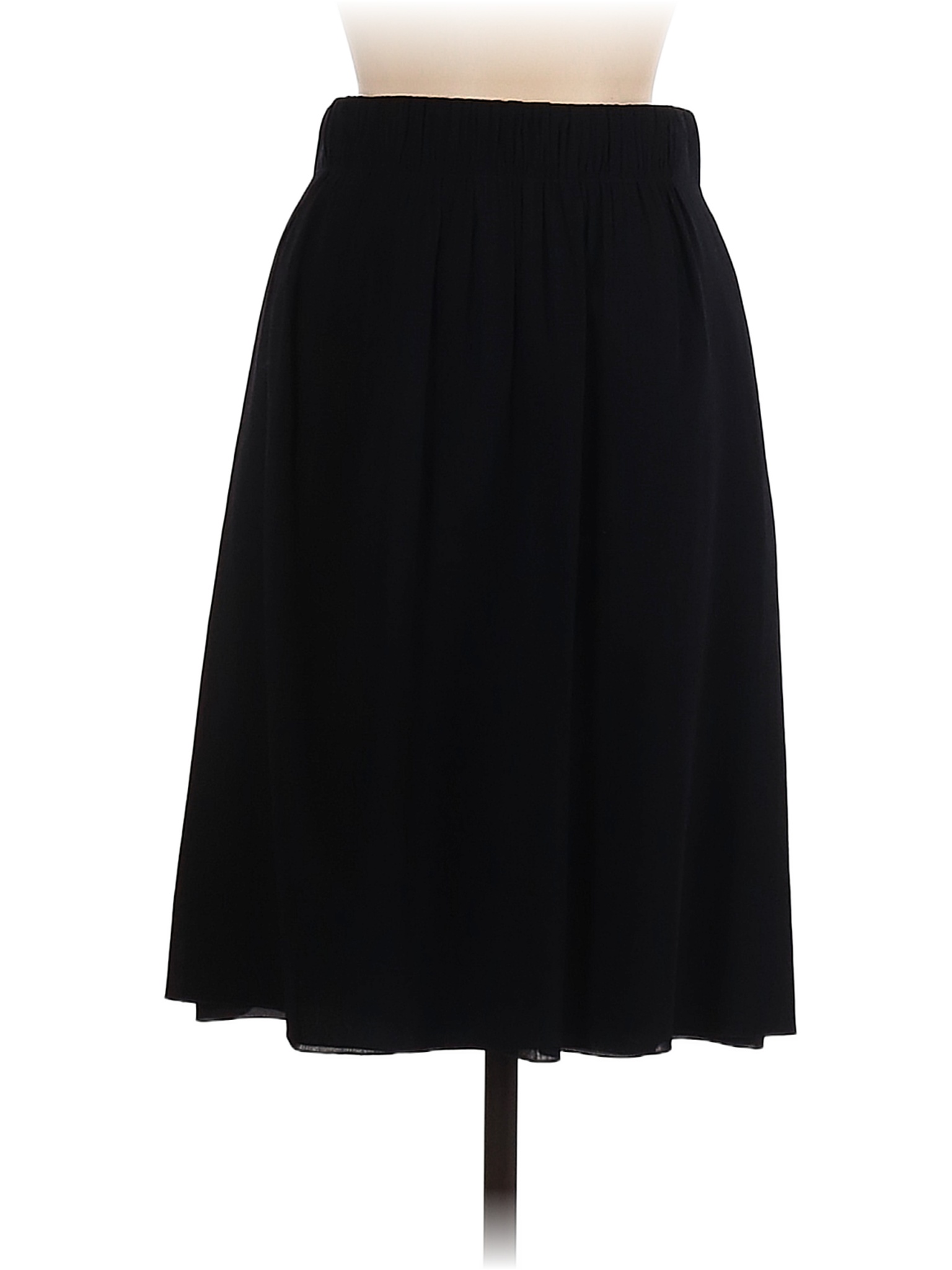 Akris Punto 100% Wool Solid Black Wool Skirt Size 8 - 82% off | ThredUp