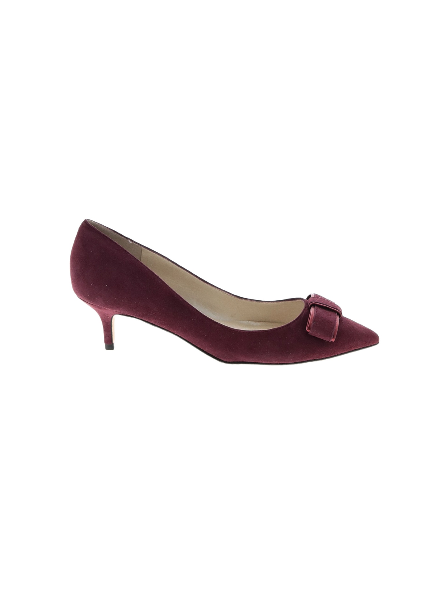Ivanka Trump Solid Colored Burgundy Heels Size 7 - 74% off | thredUP