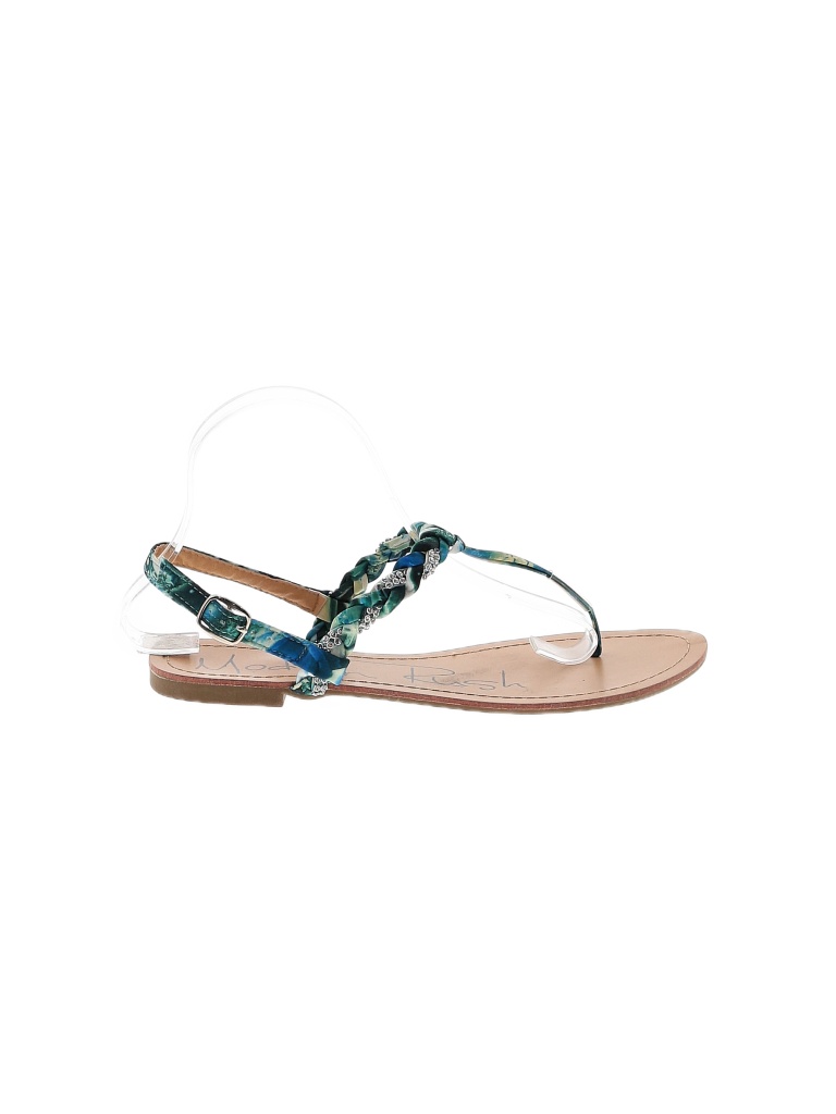 Modern Rush Multi Color Blue Sandals Size 8 - 58% off | thredUP