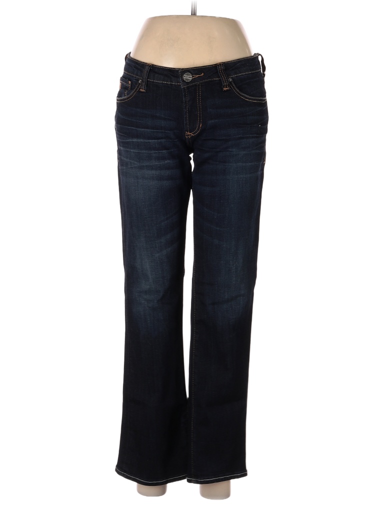 Dear John Solid Blue Jeans 28 Waist - 75% off | thredUP
