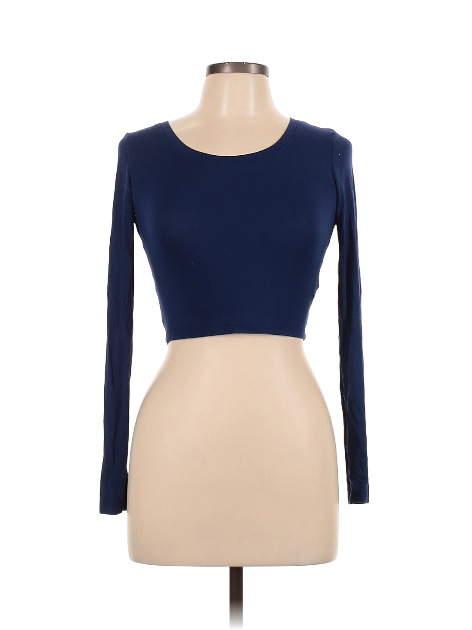 Topping Blue Long Sleeve T-Shirt Size L - 38% off | thredUP