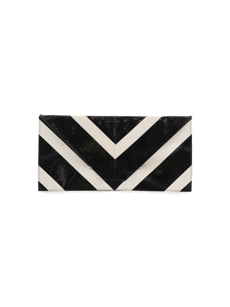 Beirn Chevron-herringbone Chevron Black Clutch One Size - 64% off | thredUP