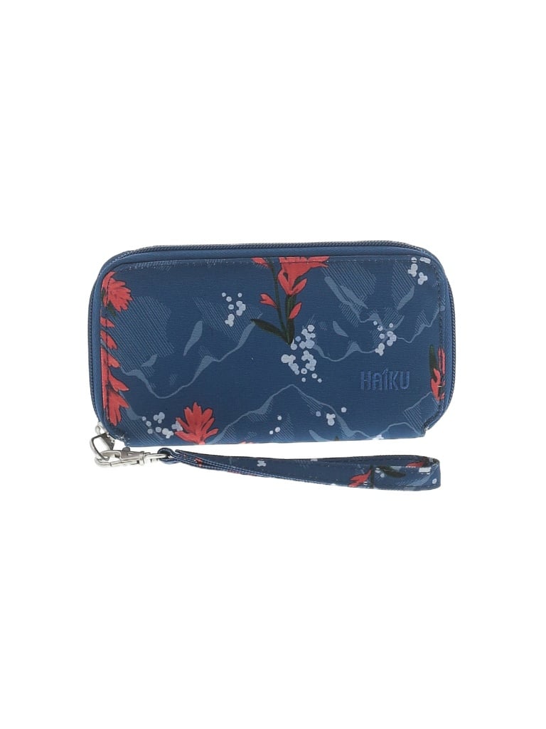 Haiku Floral Blue Wallet One Size - 50% off | thredUP
