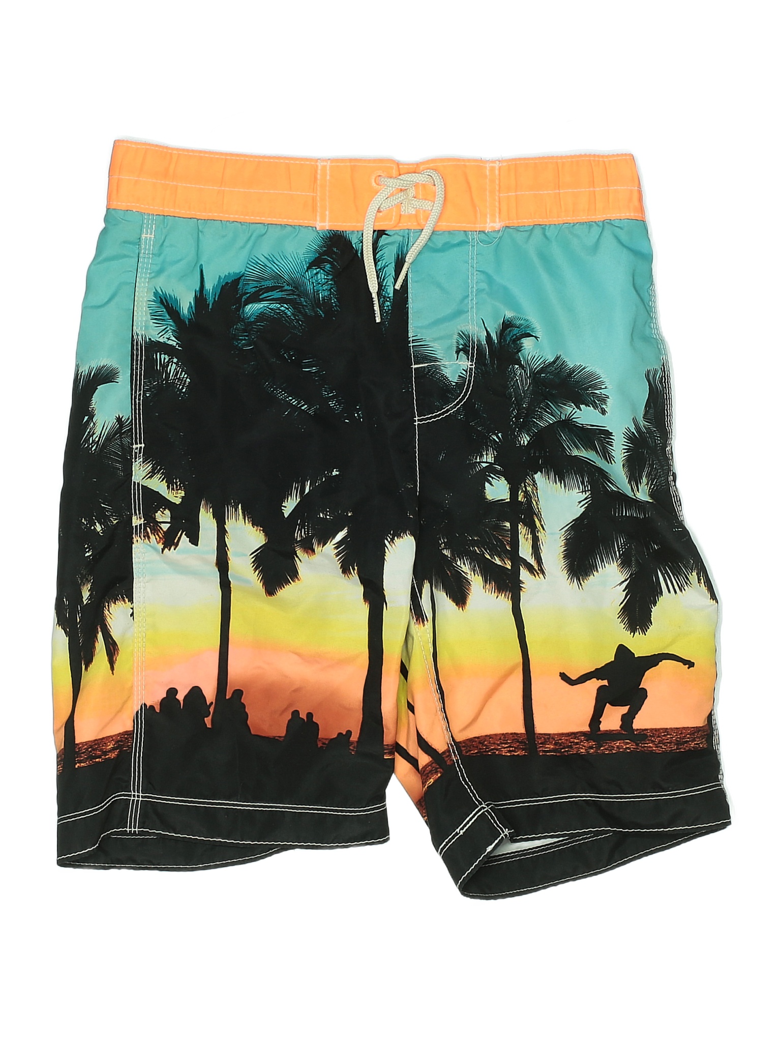 Gap Kids Multi Color Orange Board Shorts Size 10 - 62% off | thredUP