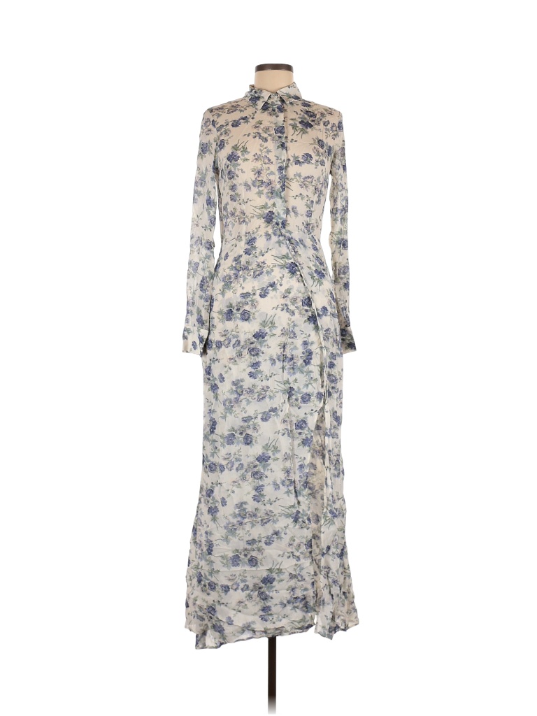 Reformation Floral Blue Casual Dress Size M - 54% off | thredUP