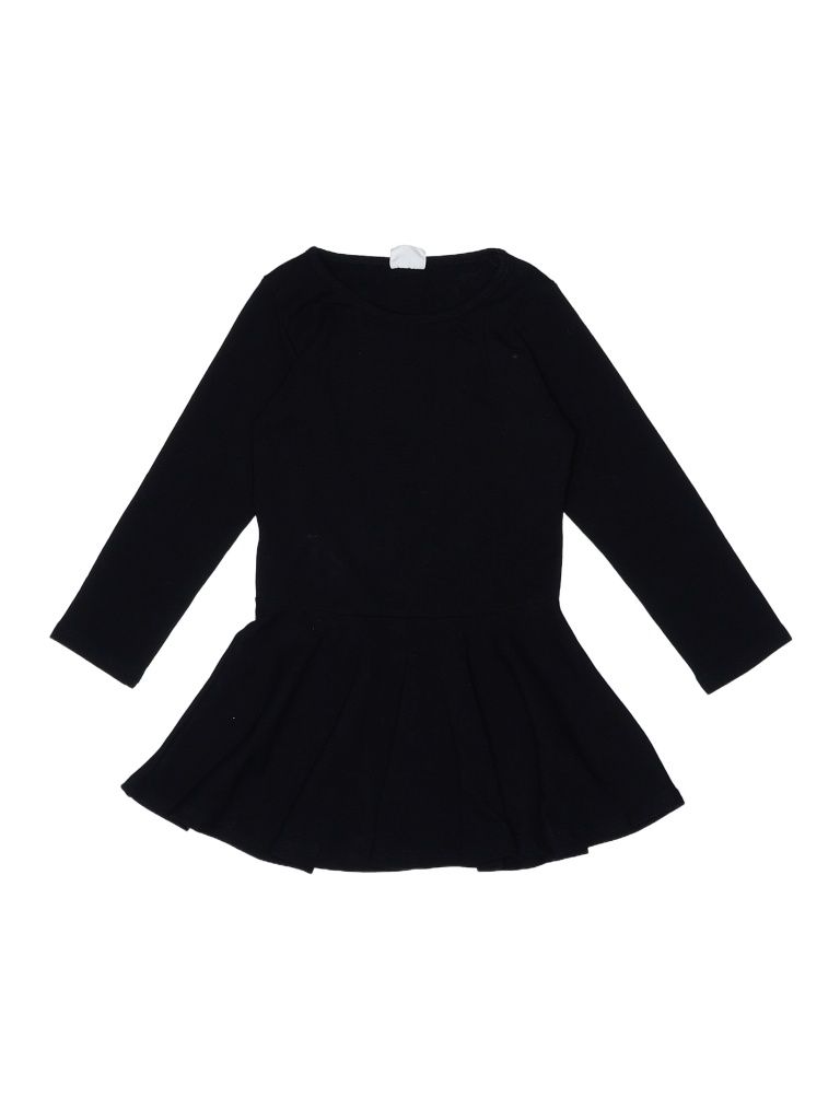 Dudu cream Solid Black Dress Size 120 (CM) - 84% off | ThredUp