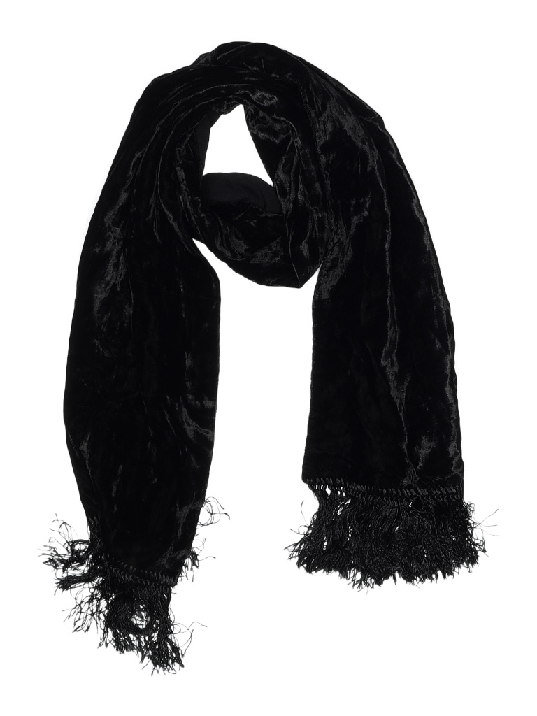 Assorted Brands Solid Black Scarf One Size - 64% off | thredUP