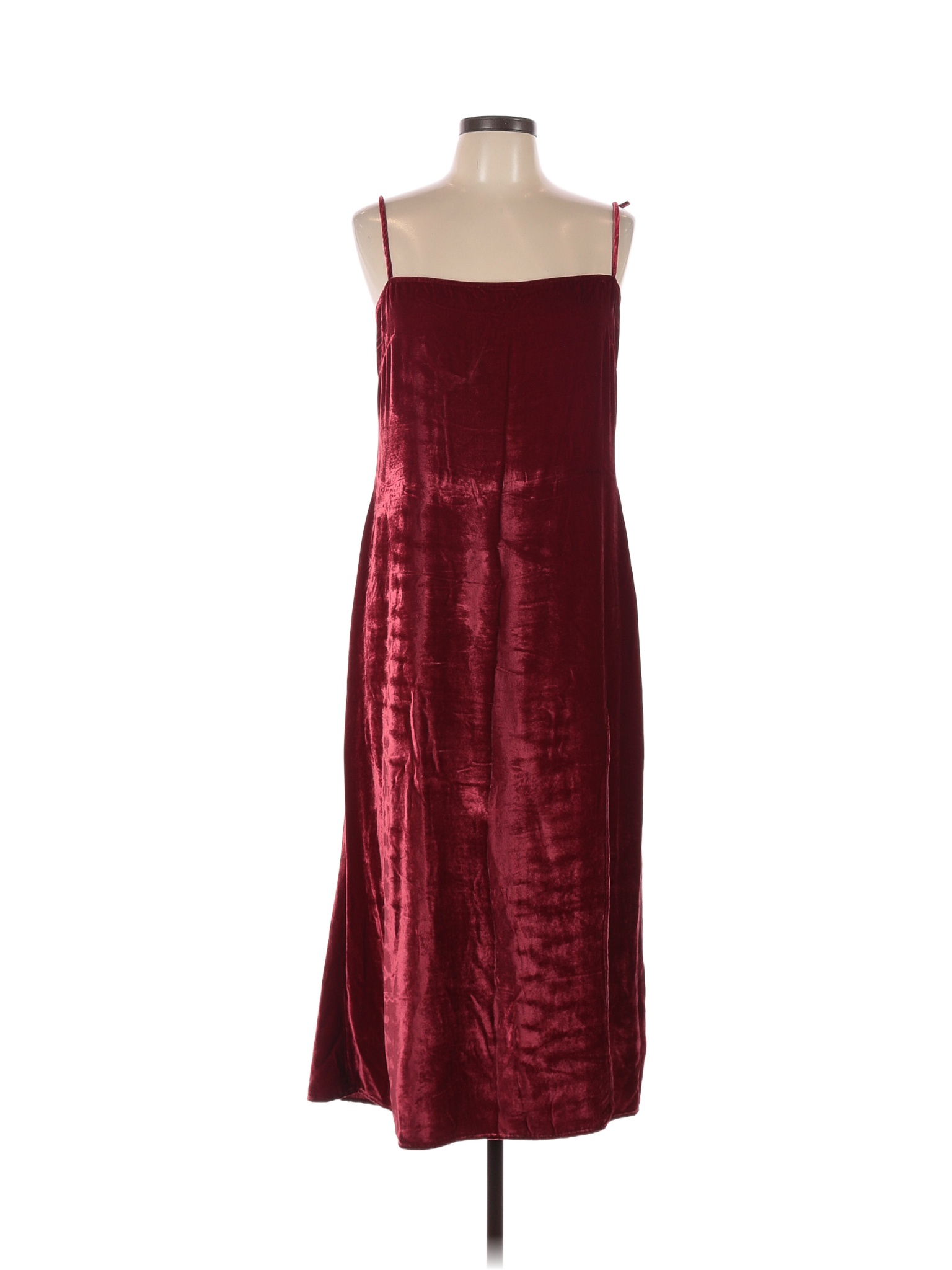 Reformation Solid Maroon Burgundy Cocktail Dress Size L 67 Off Thredup