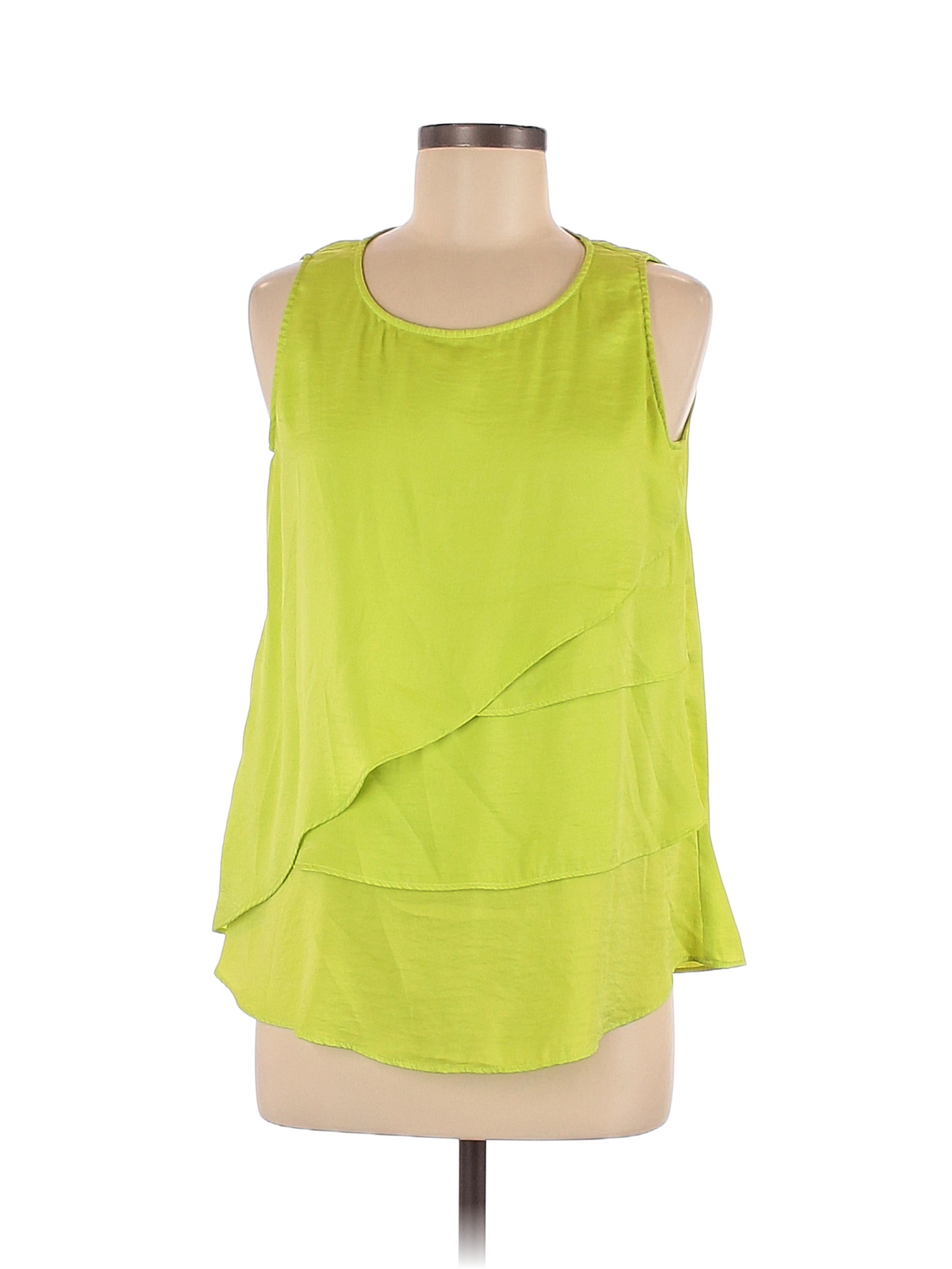 MNG by Mango Colored Green Sleeveless Blouse Size 6 - 65% off | thredUP