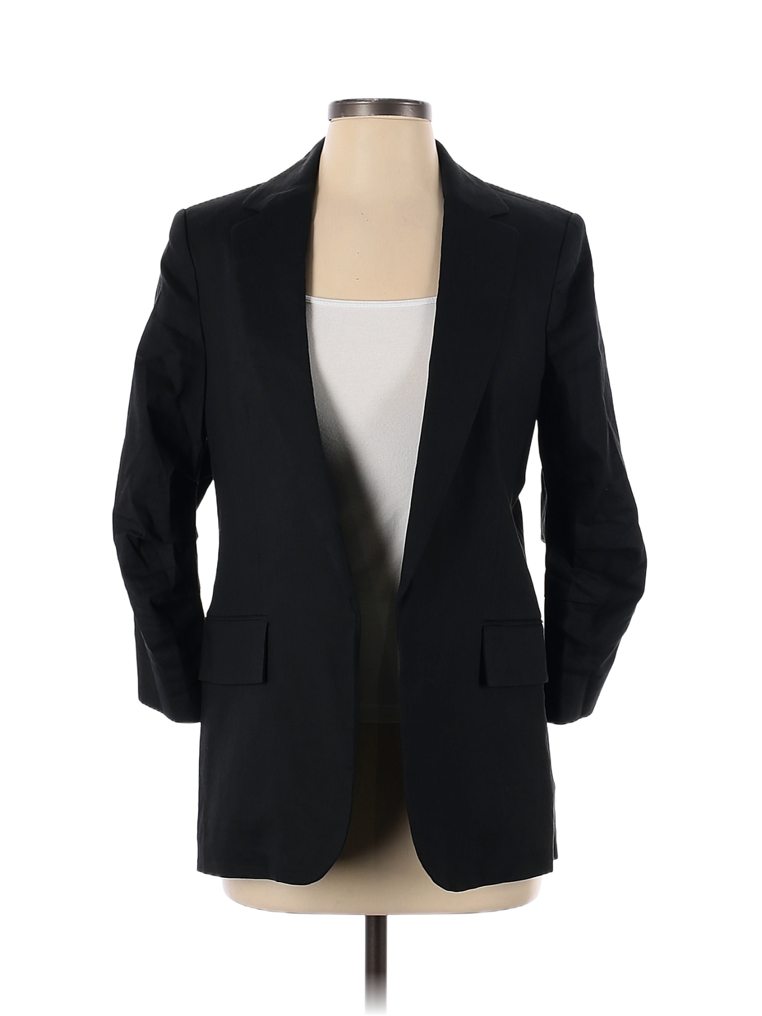 FRAME Solid Black Blazer Size XS - 75% off | thredUP