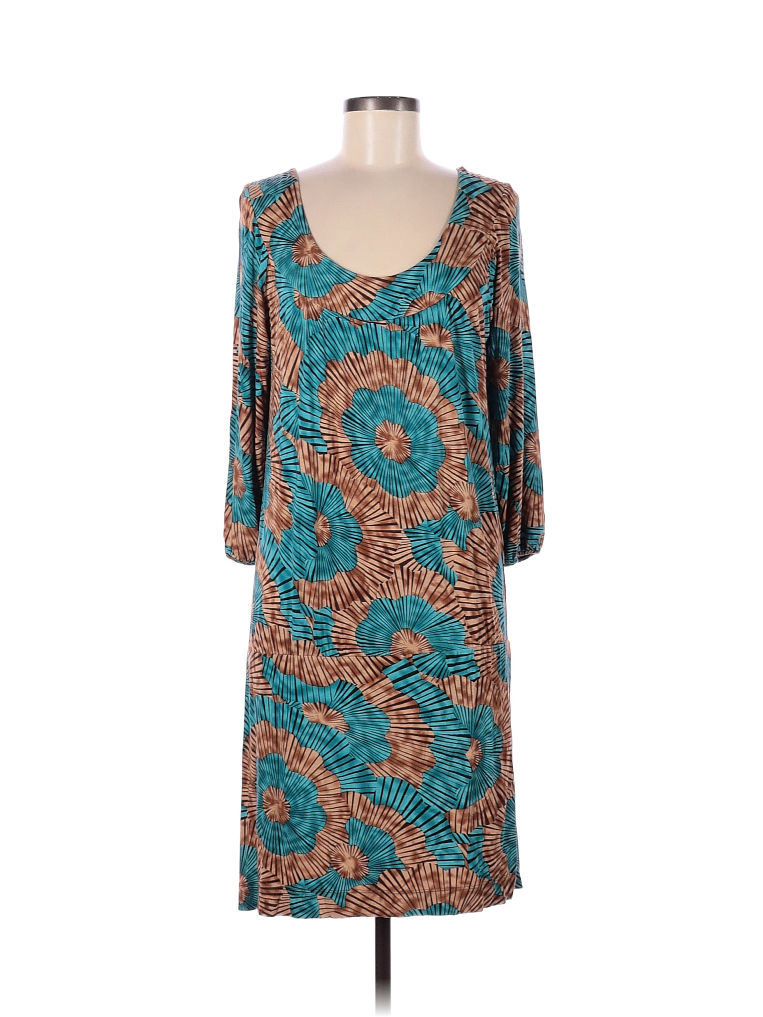 Vertigo Paris Floral Multi Color Blue Casual Dress Size M - 83% off ...