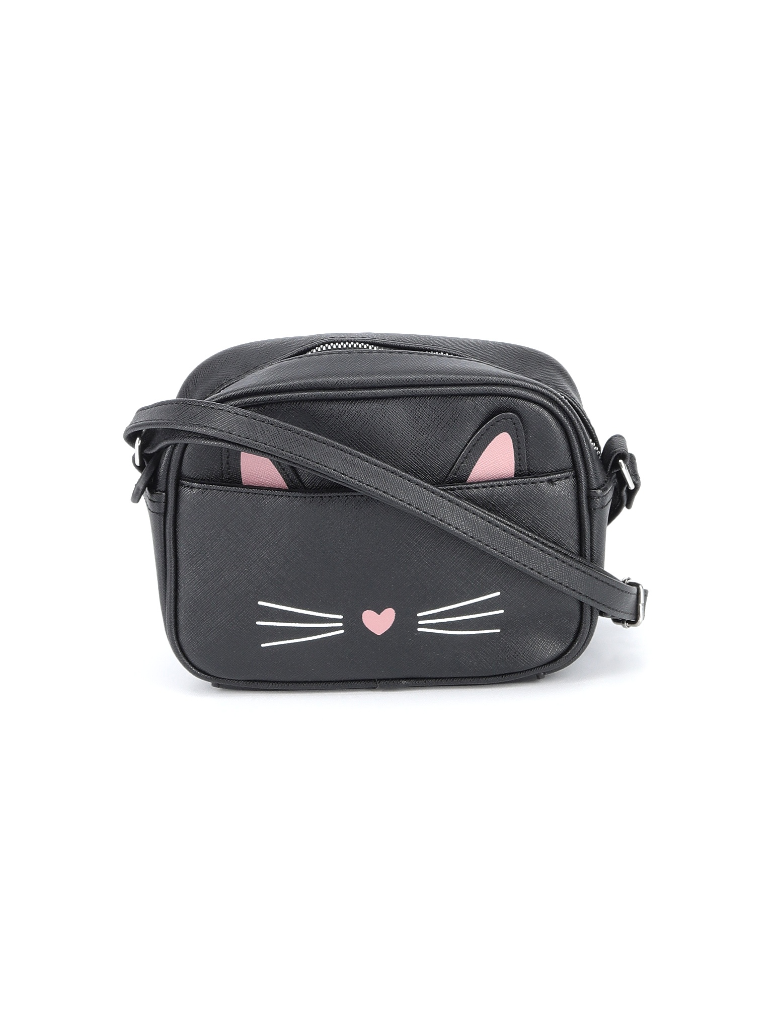 Payless Graphic Solid Black Crossbody Bag One Size - 60% off | thredUP