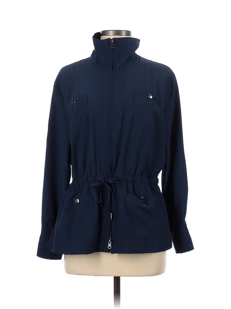 Travelsmith Solid Blue Jacket Size M - 76% off | thredUP