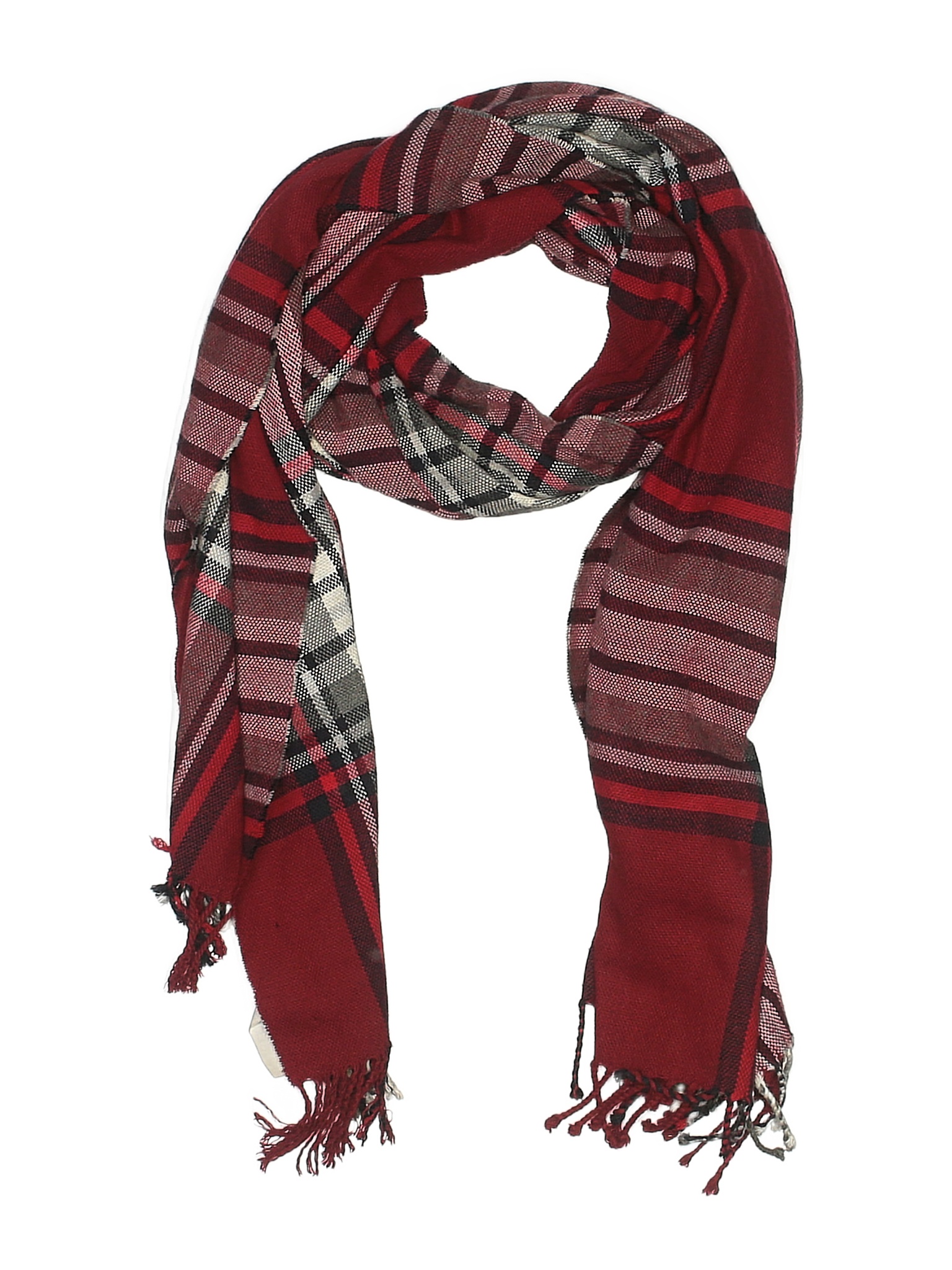 Banana Republic 100% Acrylic Multi Color Red Scarf One Size - 77% off ...