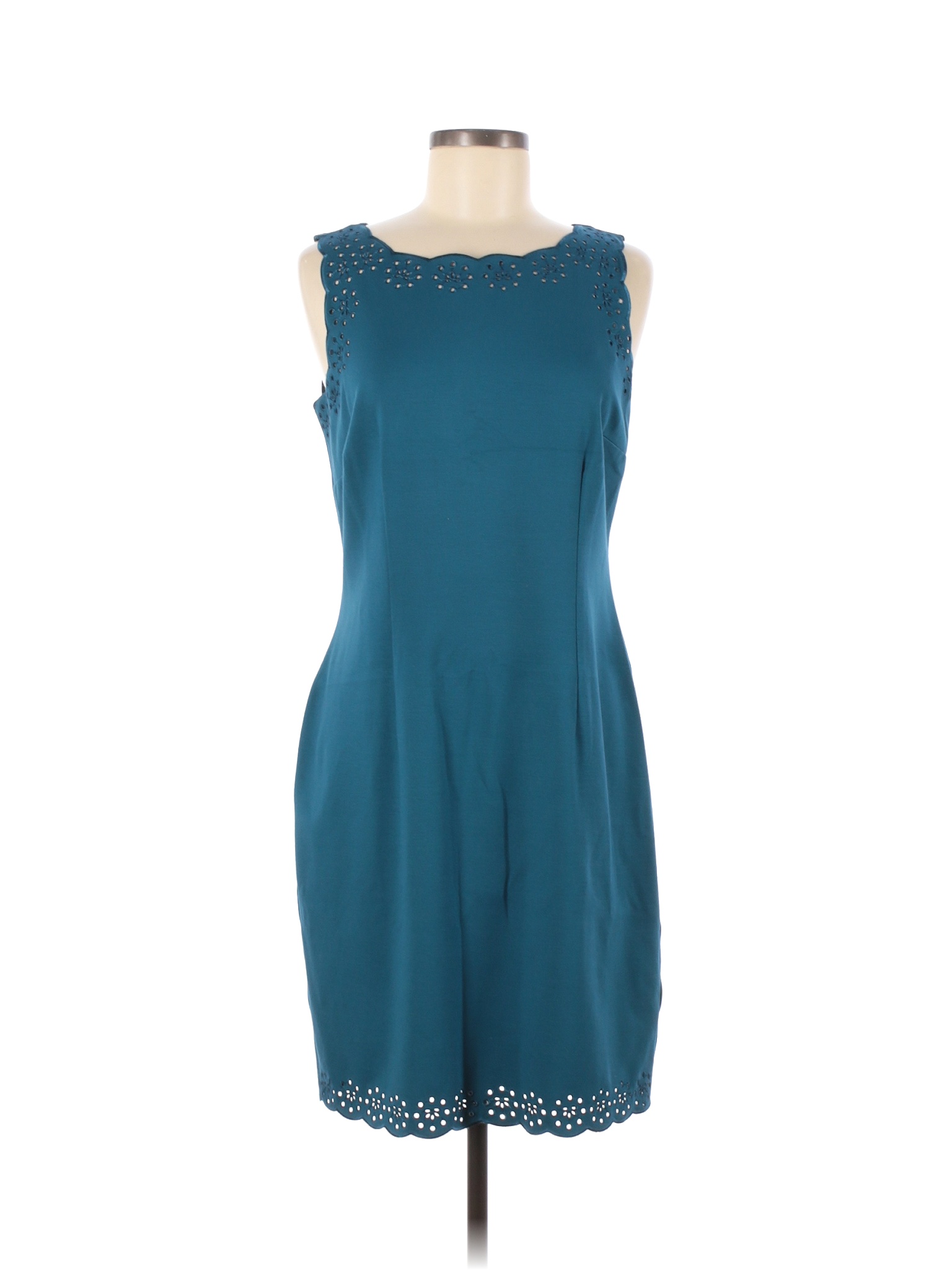 Talbots Solid Colored Blue Casual Dress Size 6 - 73% off | thredUP