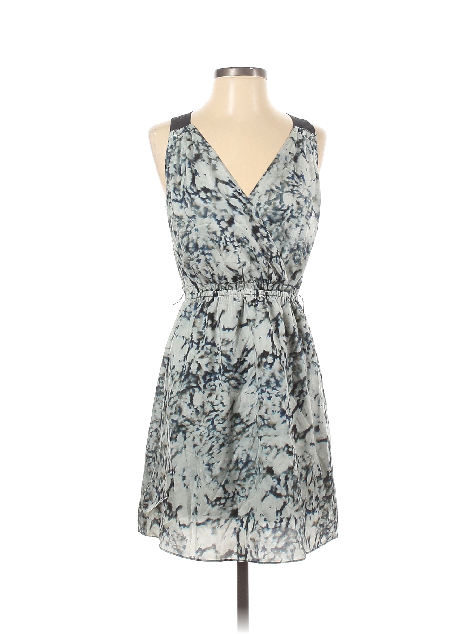 Greylin 100% Silk Multi Color Gray Casual Dress Size XS - 78% off | thredUP