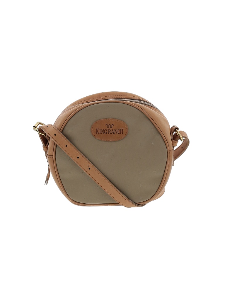King Ranch Solid Colored Gray Crossbody Bag One Size - 73% off | thredUP