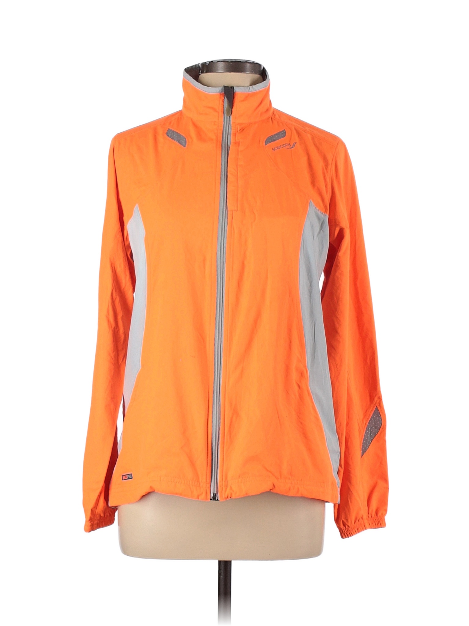 Saucony 100% Polyester Orange Track Jacket Size L - 73% off | thredUP