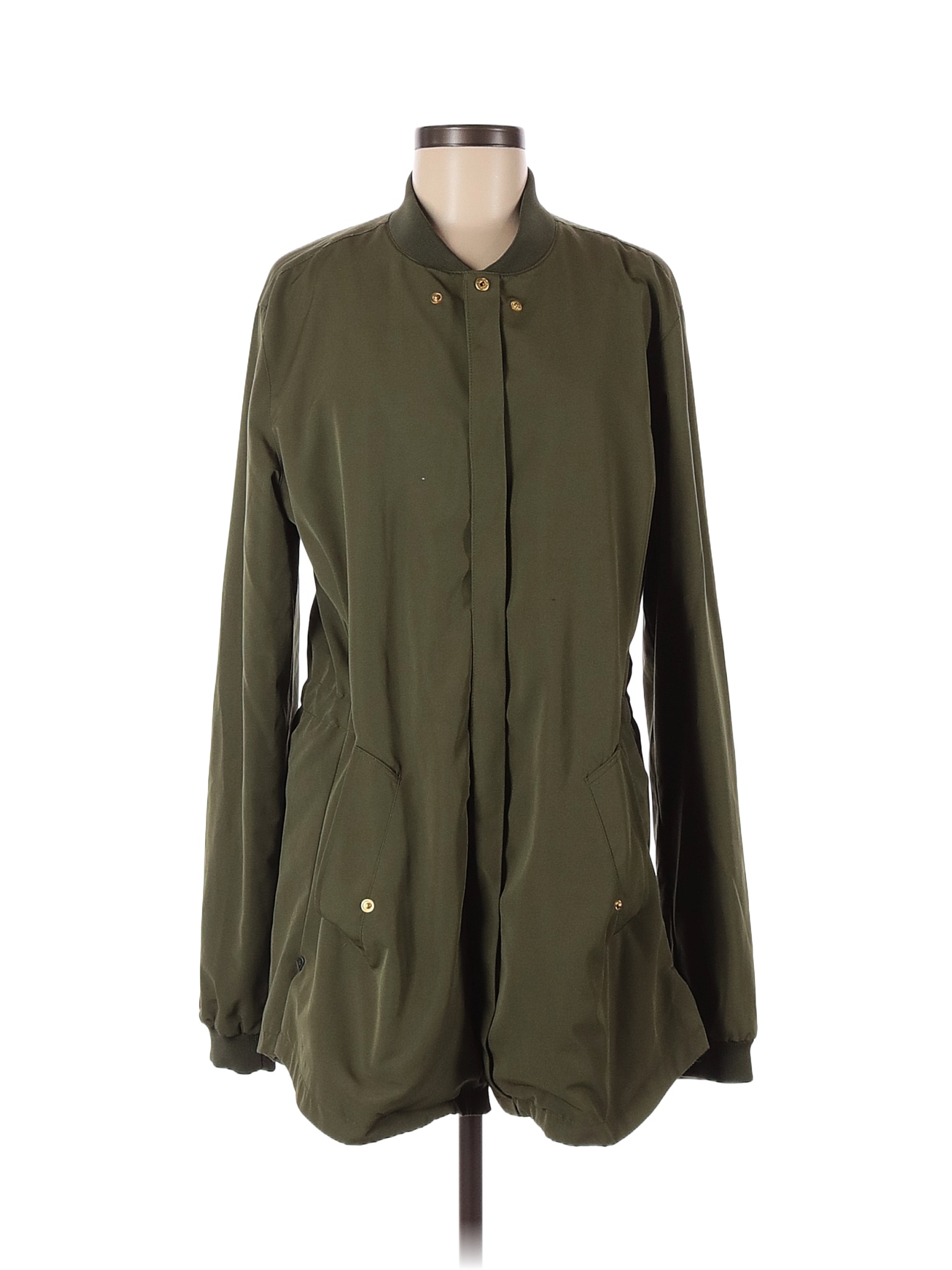 Assorted Brands Solid Colored Green Jacket Size L - 76% off | thredUP