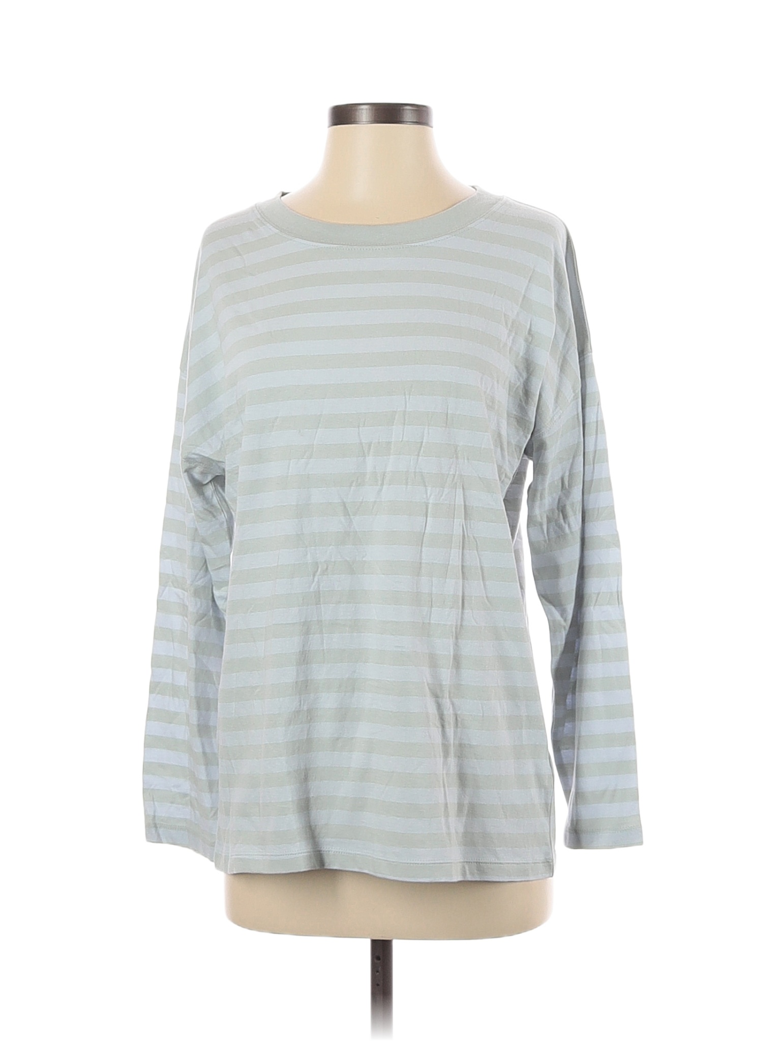 J.Crew 100% Cotton Stripes Blue Long Sleeve T-Shirt Size XS - 66% off | thredUP