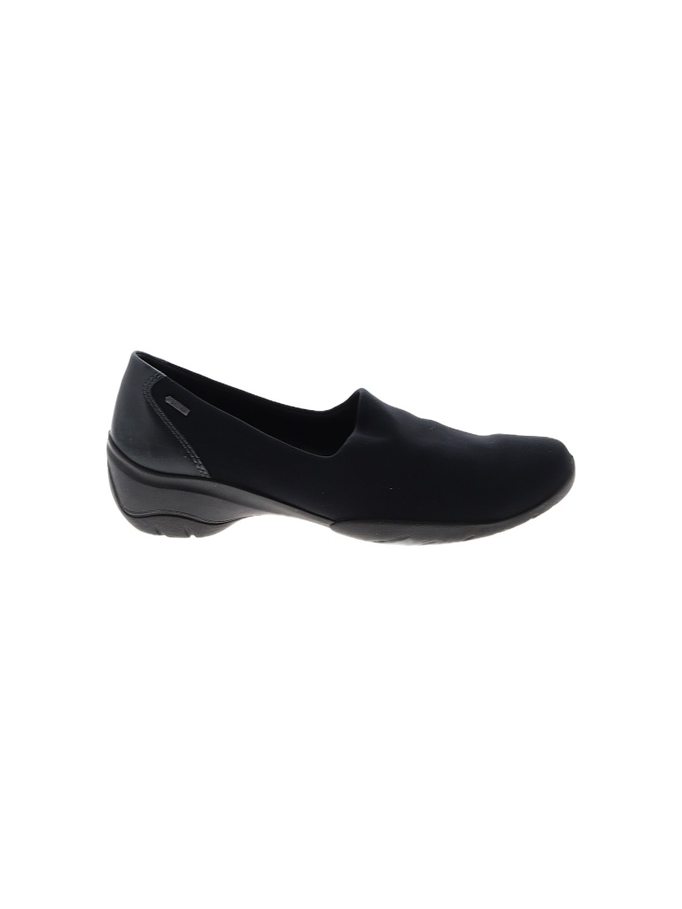 Ecco Solid Black Flats Size 40 (EU) - 69% off | thredUP