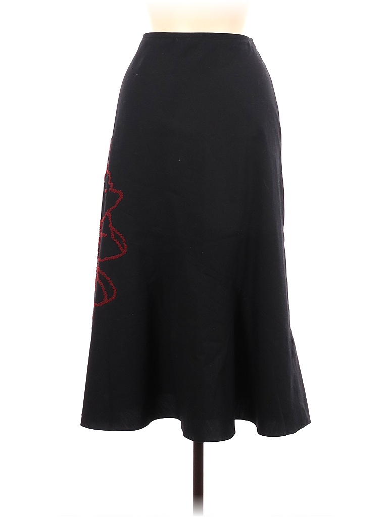 Casual Corner 100 Cotton Black Casual Skirt Size 6 65 Off Thredup