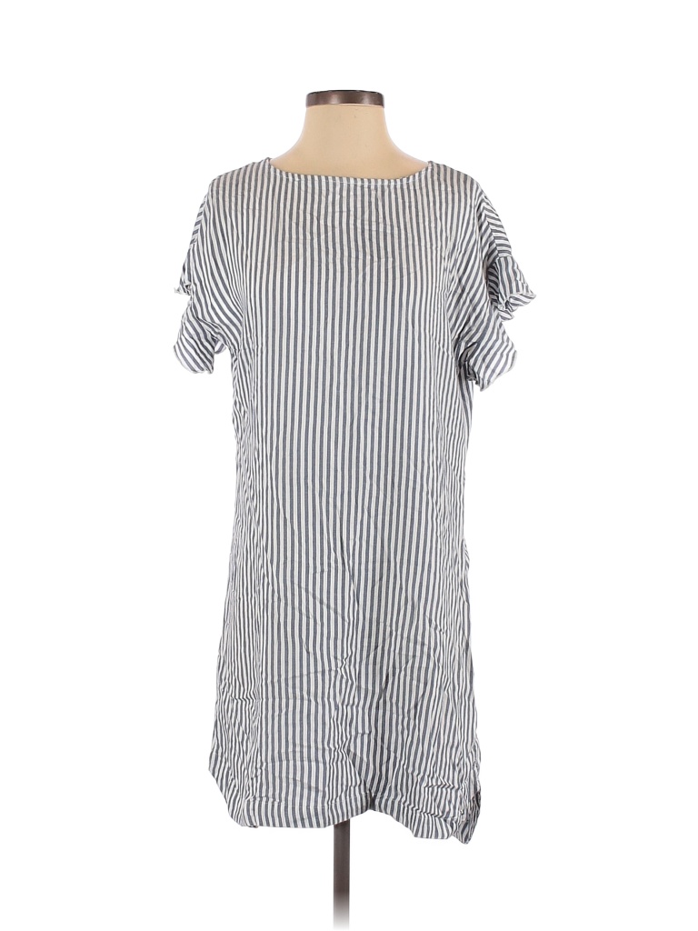 Beachlunchlounge Stripes Multi Color Gray Casual Dress Size S 76 Off